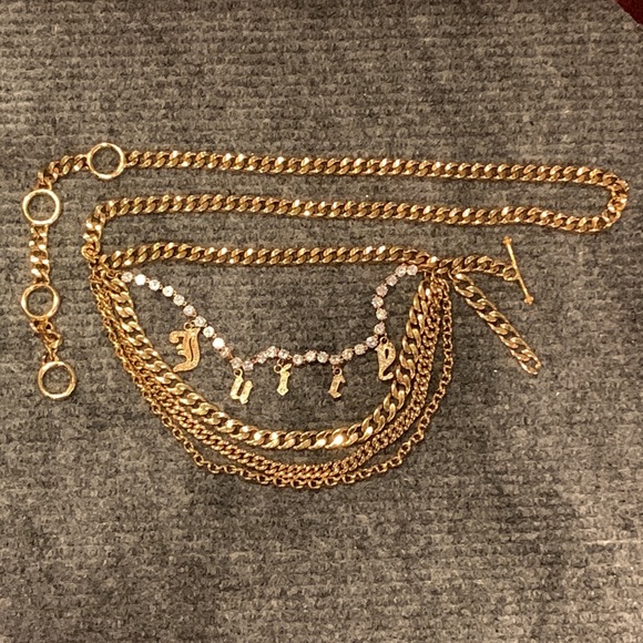 Juicy Couture | Accessories | Juicy Couture Rare Vintage 5 Chain Swag ...